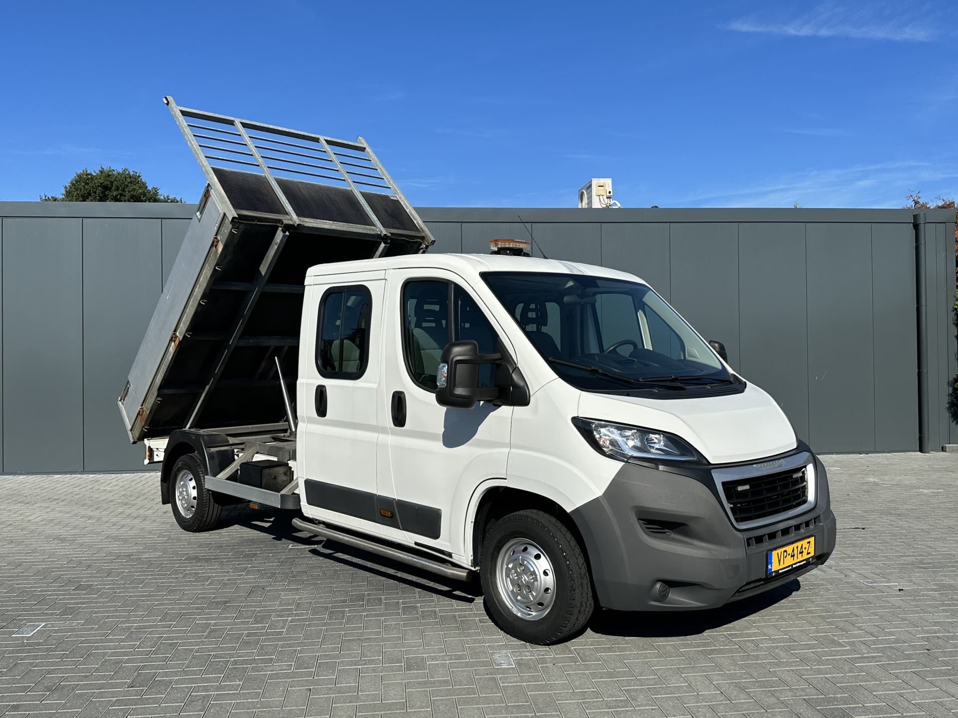 Peugeot Boxer 2.2 HDI / KIPPER / AIRCO / 7 PERSOONS DUBBEL CABINE ...