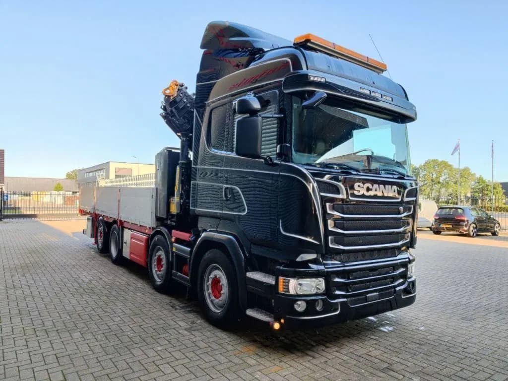 Scania R580 8x2 Euro 6 Palfinger PK 34002-SHF 7 x Hydr. Winch! kopen ...